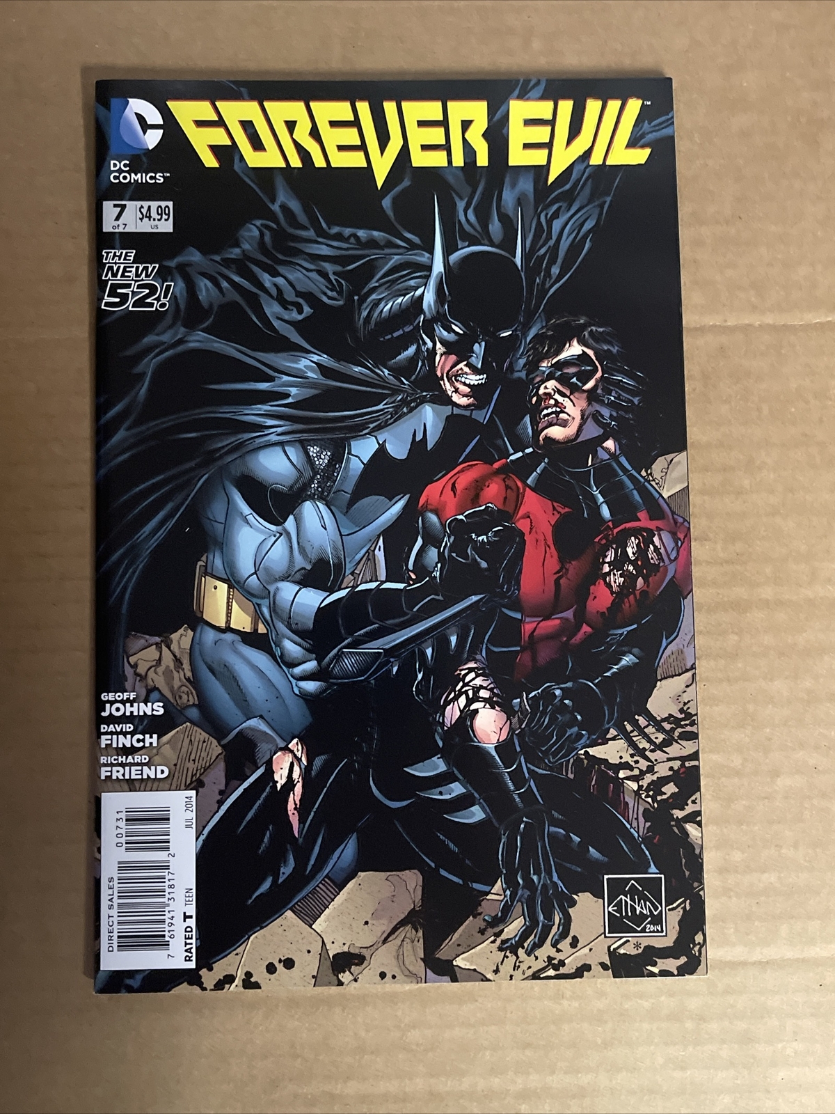 FOREVER EVIL #7 VAN SCIVER VARIANT 1ST PRINT DC COMICS (2014) BATMAN ...