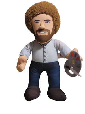 Bob Ross 10" Plush Figure-Happy Painter Bleacher Creatures U | eBay