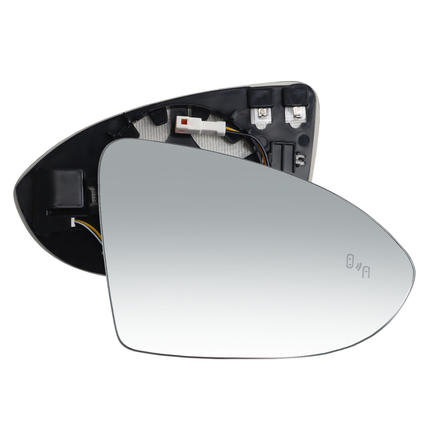 RH Passenger Side Mirror Glass Heated w/ Blind Spot Fit for 2015-2019 ...