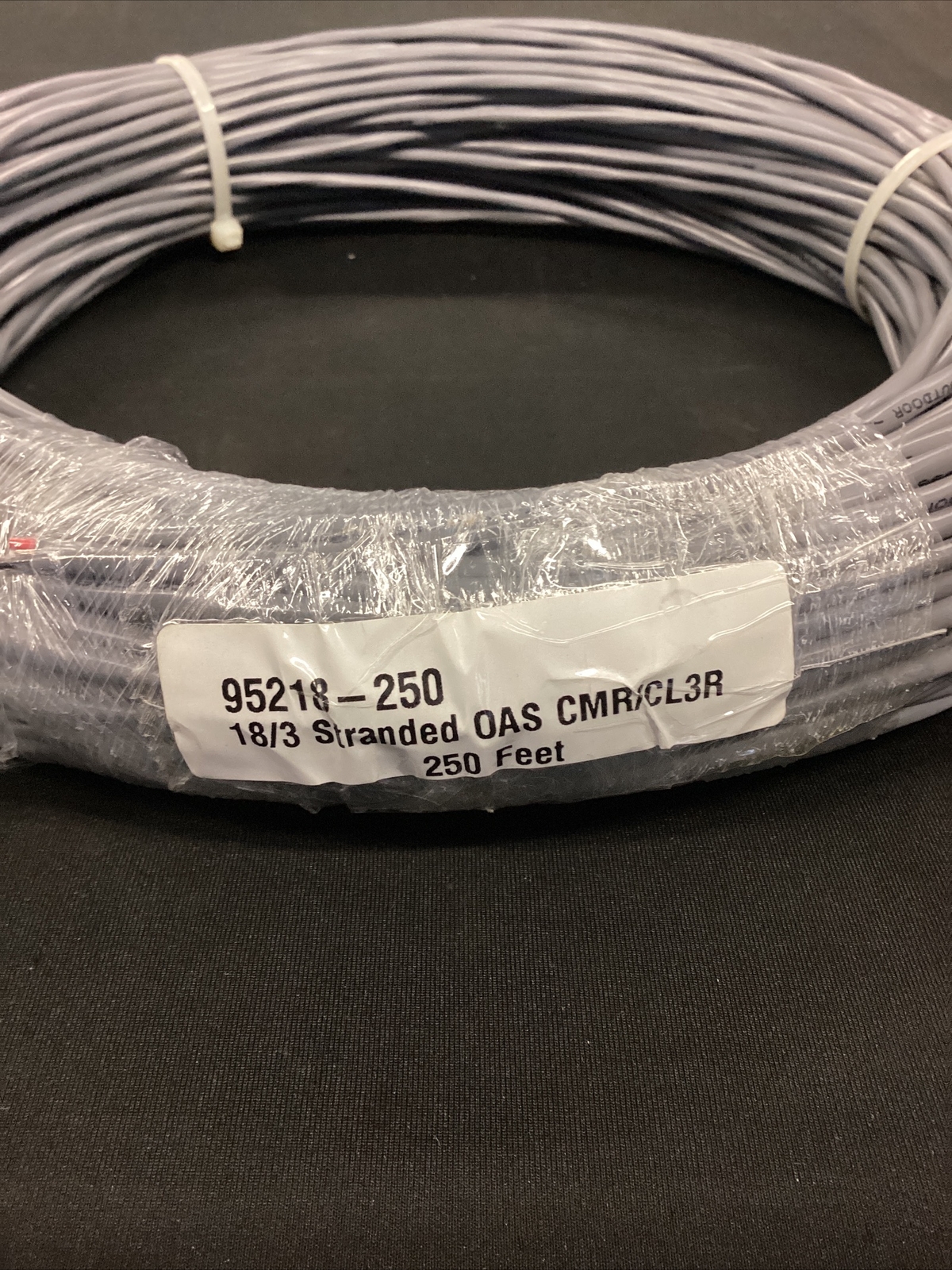 18/3 Stranded OAS CMR/CL3R Sound/Security Cable 250' 95218-250 | eBay