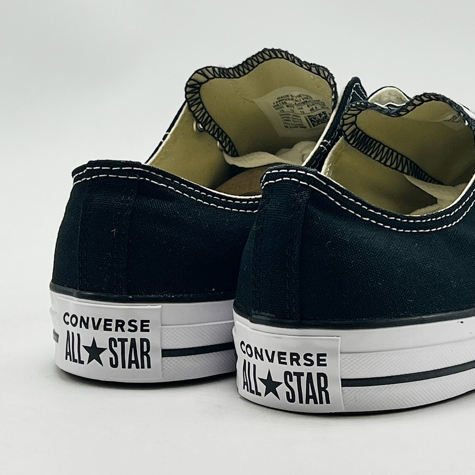 *NEW* Unisex Converse Chuck Taylor All Star Low Ox Black (M9166), Sz 4. ...