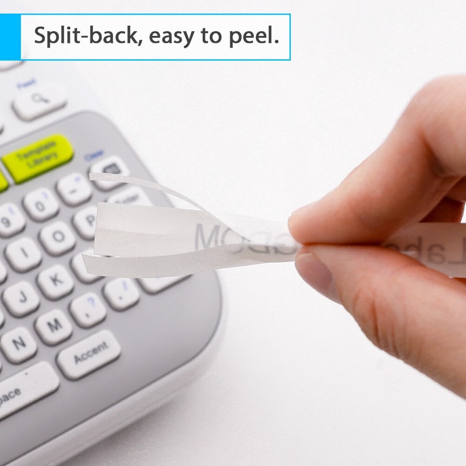 4Pcs TZ TZe335 Compatible Brother P-Touch Label Maker Tape 12mm White ...