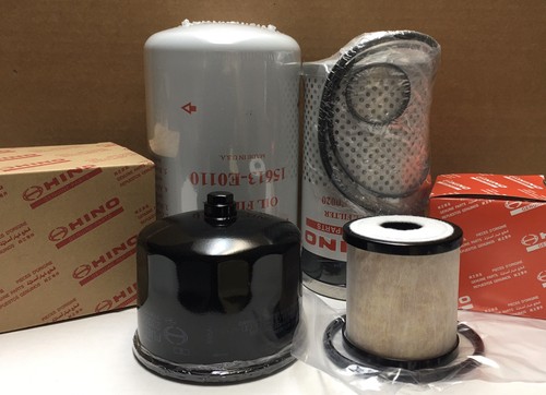 NEW Genuine OEM Hino Maintenance Filter set 258 268 338 2011-2019 | eBay