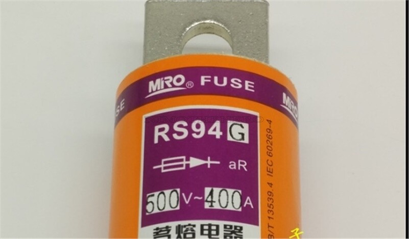 Fast Acting RS94G 400A Mro Tube Bolts Fuse 500V 400A vr | eBay Australia