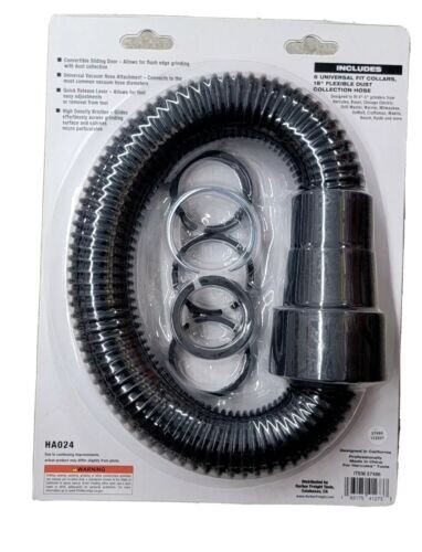 Hercules 4"-5"Universal surface grinding dust shroud,Includes 18" flex ...
