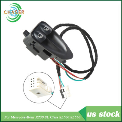 Power Left Driver Door Window Switch For Mercedes-Benz R230 SL Class ...
