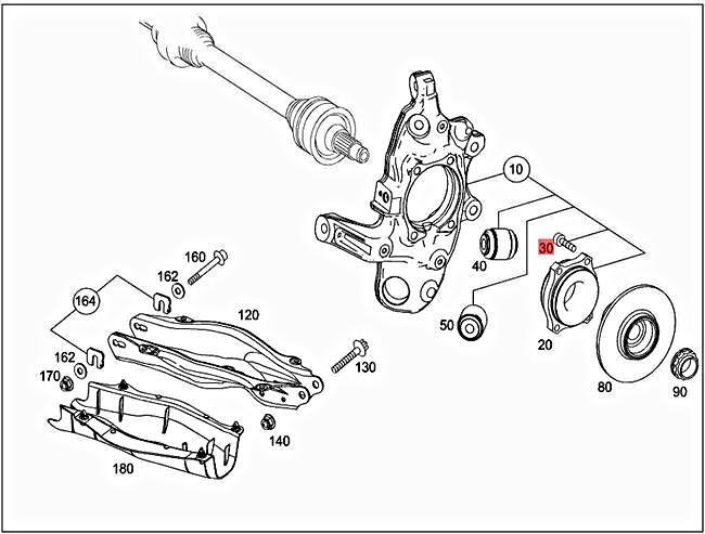 Genuine Mercedes-Benz Wheel Bearing Mount Bolt 0019904203 OEM for sale ...