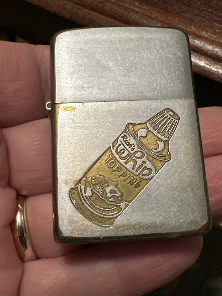 1962 Zippo Lighter / Rich’s Whip Topping - Nice Graphics | eBay