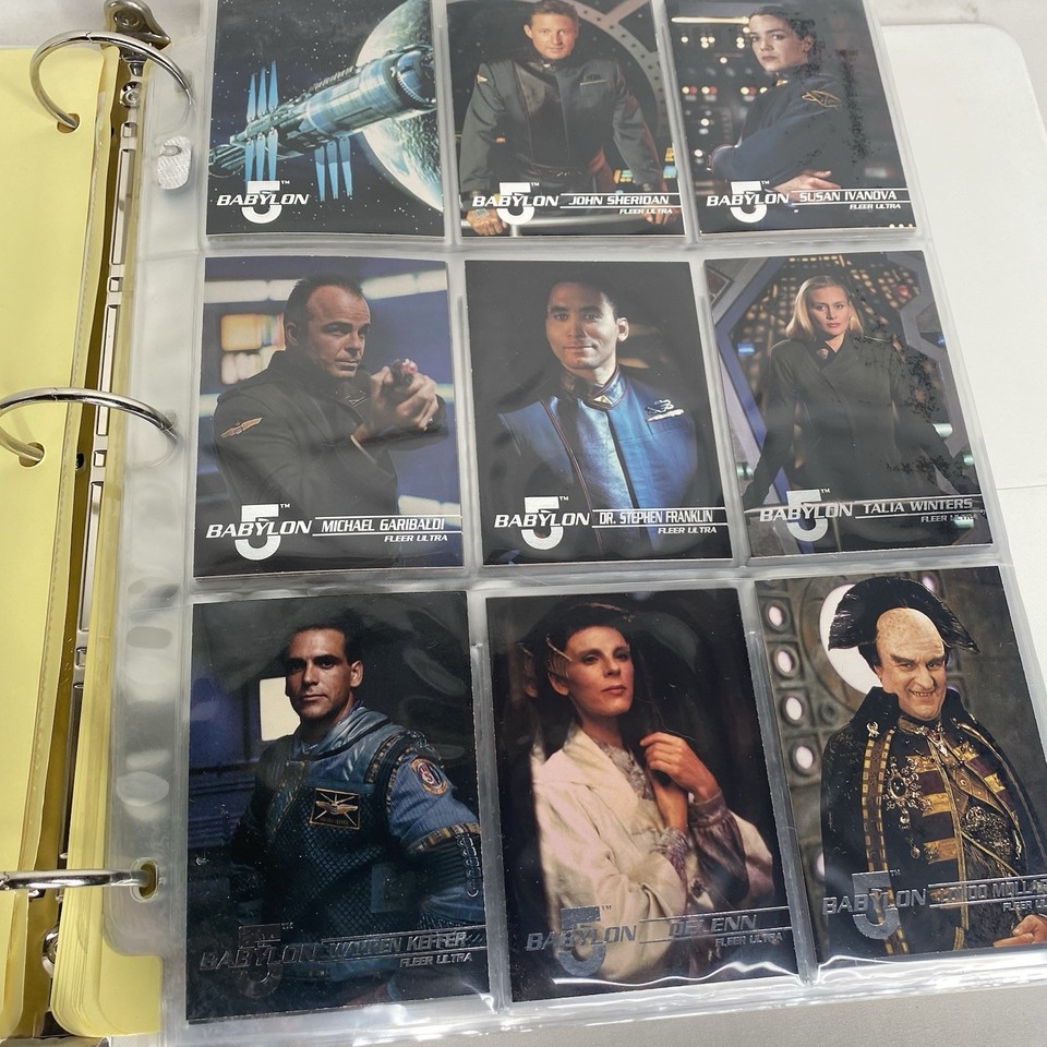 Huge Babylon 5 1995 Fleer Ultra Cards Lot Of 189 In Binder Bundle | eBay