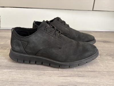 Clarks Men's Black Nubuck Leather Trackflex Path Trainers Size 8 EU 42 ...