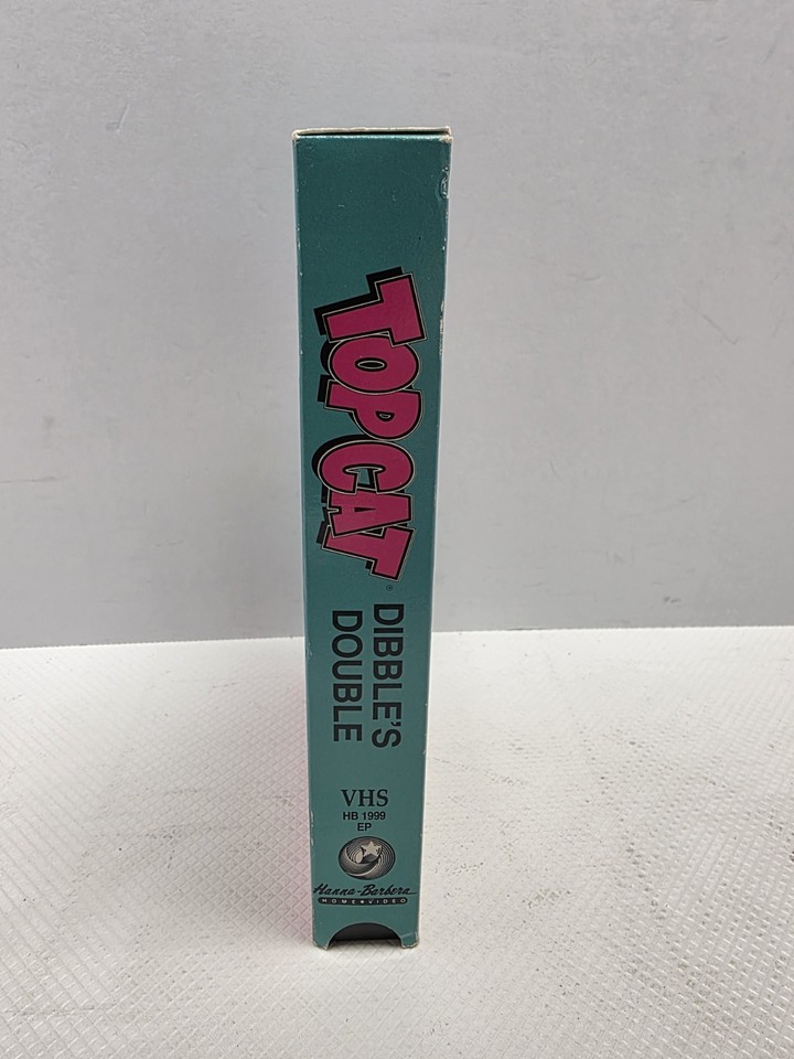 Top Cat Dibble's Double VHS Hanna-Barbera Cartoon HB1999 30 Tape ...