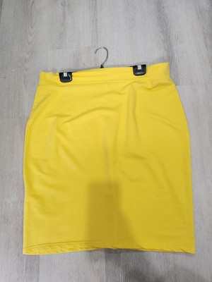 Junee Yellow Skirt Size XXL | eBay