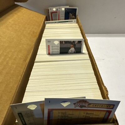 1992 Upper Deck Baseball Complete Set Edition 800 Cards w/ Mcguire ...
