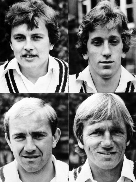 Ian Gould, Kevin James, Graham Barlow and Clive Radley 1980 Old Photo ...