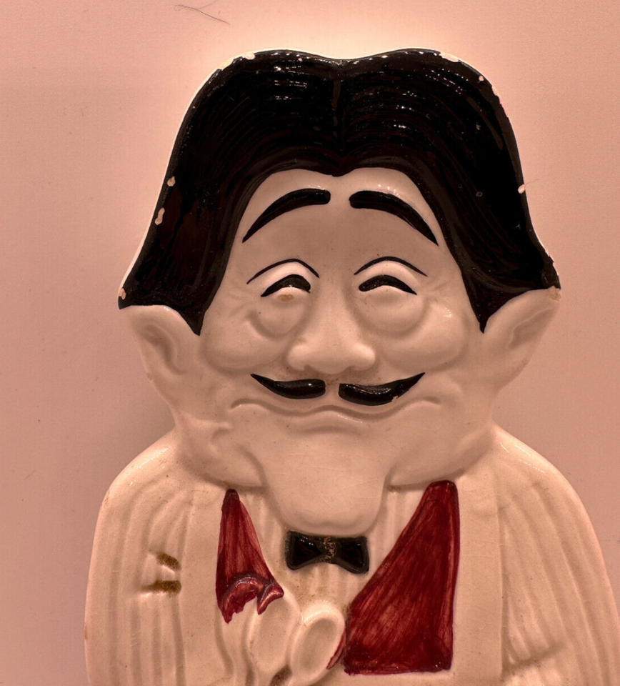 Vtg Department 56 "Coffee Break Chef" Cook Spoon Rest Wall Decor ...