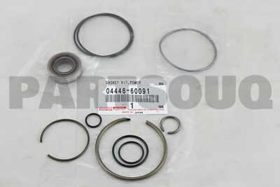 0444660091 Genuine Toyota GASKET KIT, POWER STEERING PUMP 04446-60091 ...