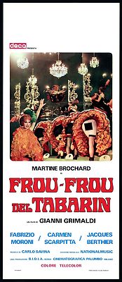 FROU FROU DEL TABARIN POSTER CINEMA FILM CAN CAN SEXY 1976 PLAYBILL ...