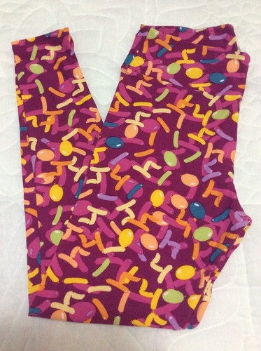 LuLaRoe TC Tall Curvy Leggings- Birthday Balloons Number Four 4 Soft ...