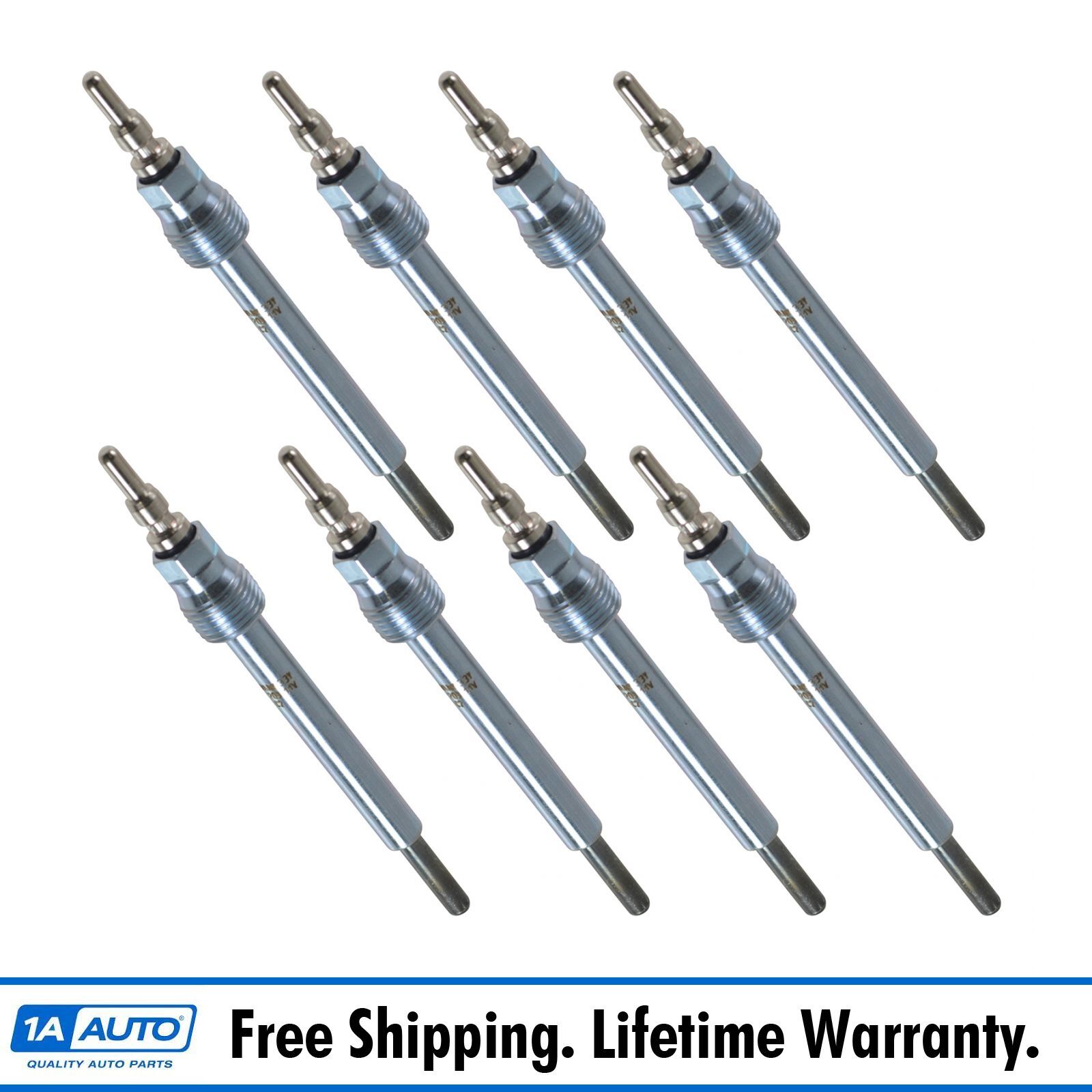 Motorcraft ZD13 Diesel Glow Plug Set of 8 for Ford Pickup Van Excursion ...