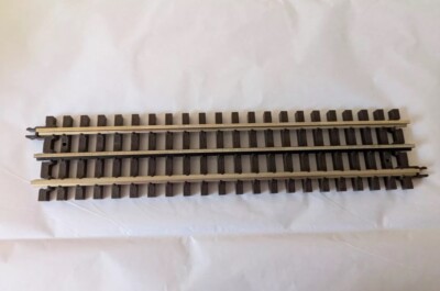 ATLAS O 10 INCH STRAIGHT TRACK SECTION #6050! NICKEL SILVER 10” 3-RAIL ...