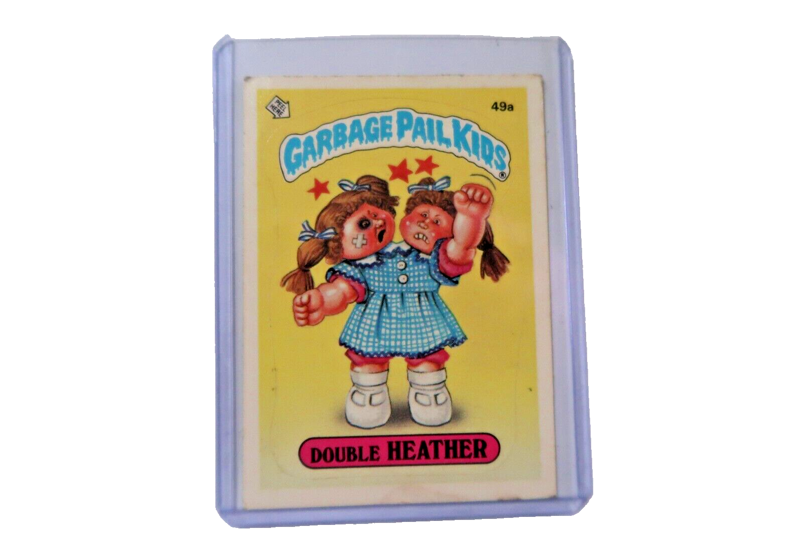 1985 Topps Garbage Pail Kids Card #49a Double Heather Original Rare. | eBay