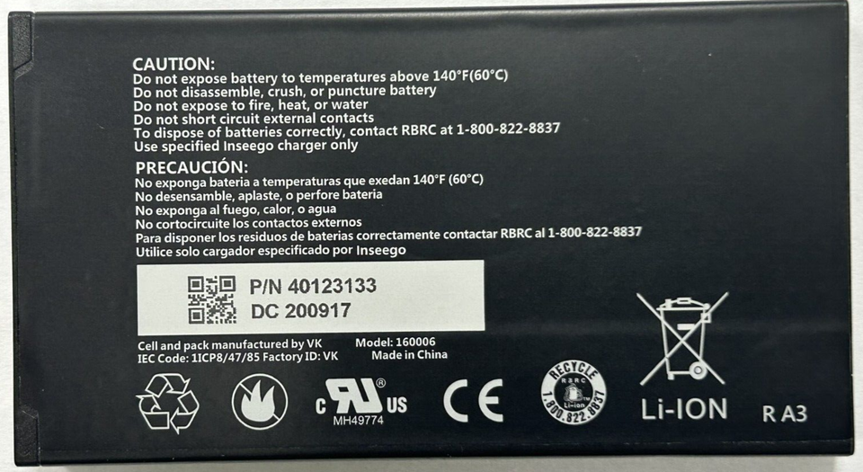 OEM New Battery for Inseego MiFi X PRO 5G UW M3100 Hotspot 5050mAh | eBay