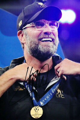 JURGEN KLOPP - LIVERPOOL SIGNED AUTOGRAPHED PHOTO PRINT | eBay UK
