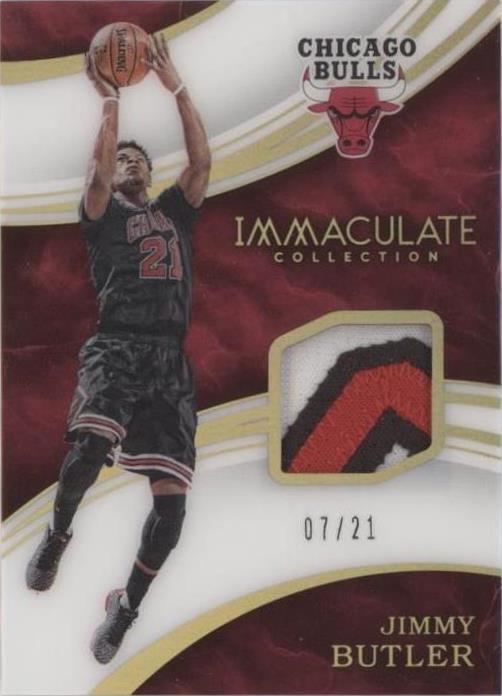 2015-16 Panini Immaculate Collection - Patches Jimmy Butler #PJ-JB ...