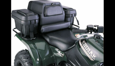 ATV Rear Seat Rack Storage Trunk Cargo Box Passenger Luggage Moose ...