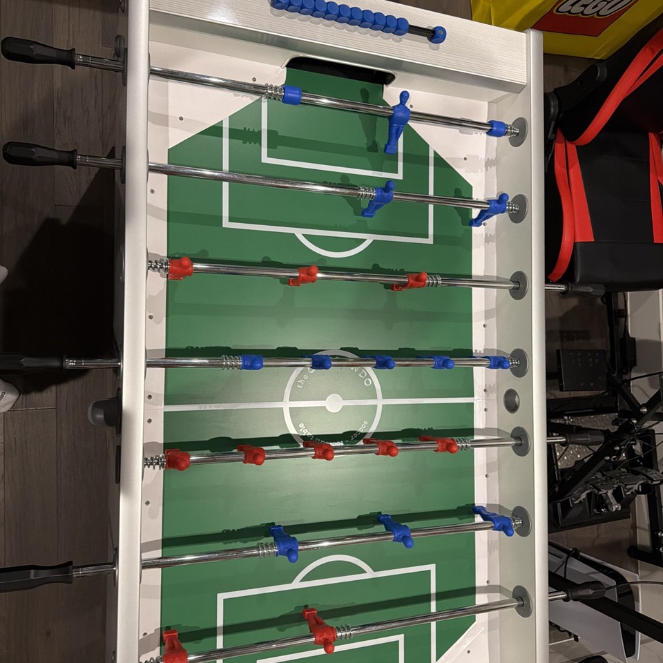 Luxury Full-Size Foosball Table – Contemporary Gray Finish (indoor and ...