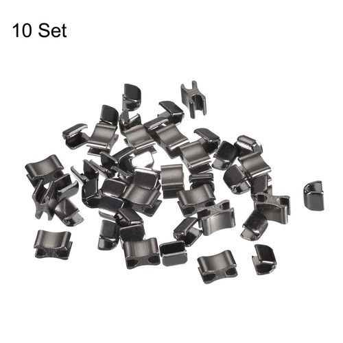 10 Sets Brass Zipper Slider Retainers, #5 Zippers Replacement, Metallic ...