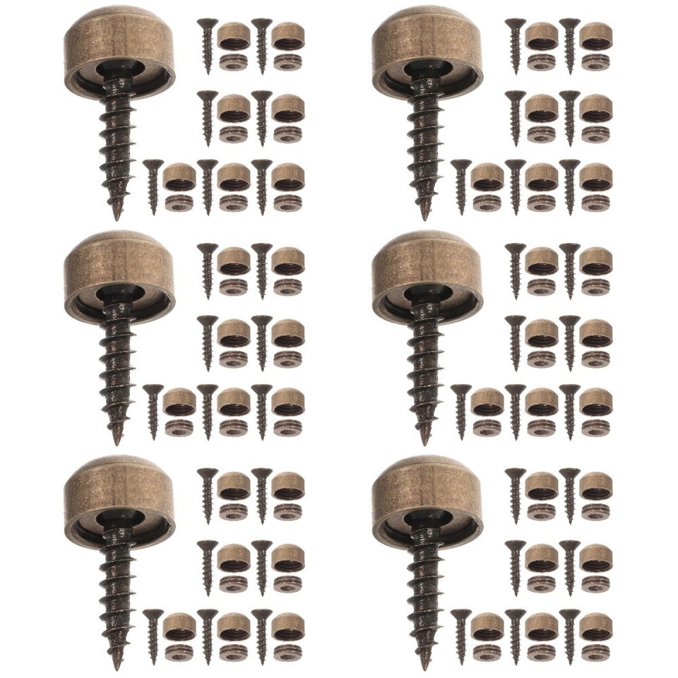 Copper Screws Brass Mirror Caps Bolt Self-tapping - | eBay UK
