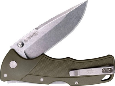 new Cold Steel Verdict Folding Knife 3" 4116SS Spear Point GFN Handle ...