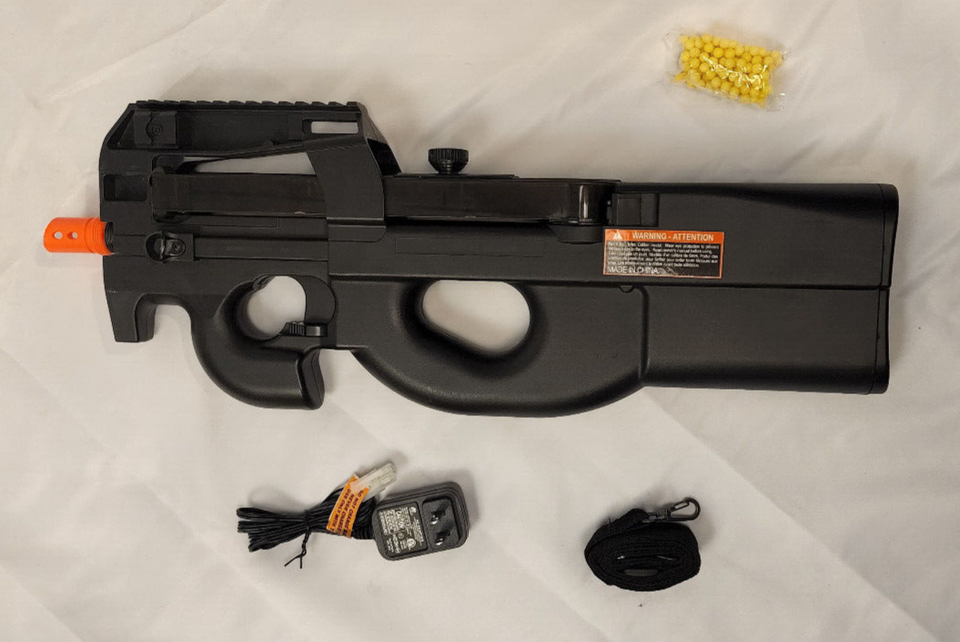 Softair FN Herstal P90 Full Size Low Power Airsoft Electric SMG - No ...