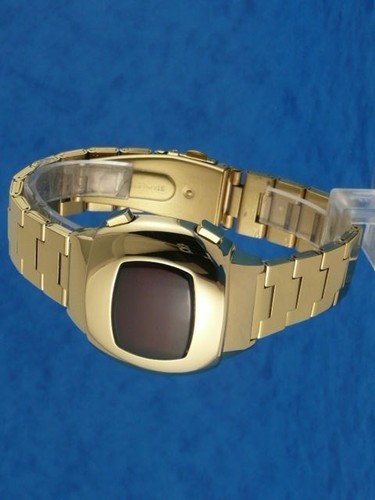 Rare old style modern futuristic 70s seventies space age mens led l.e.d ...