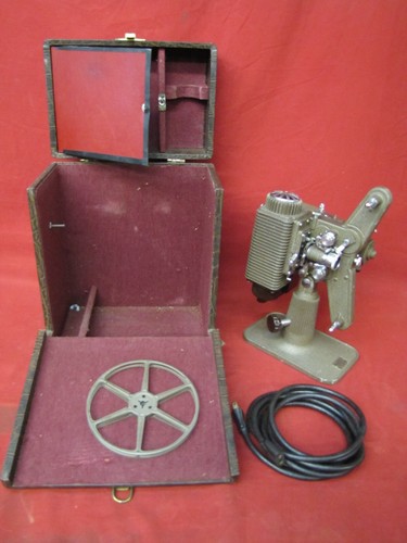 1950's Revere 8mm Film Projector Model 85 Cord, Reel, Case | eBay