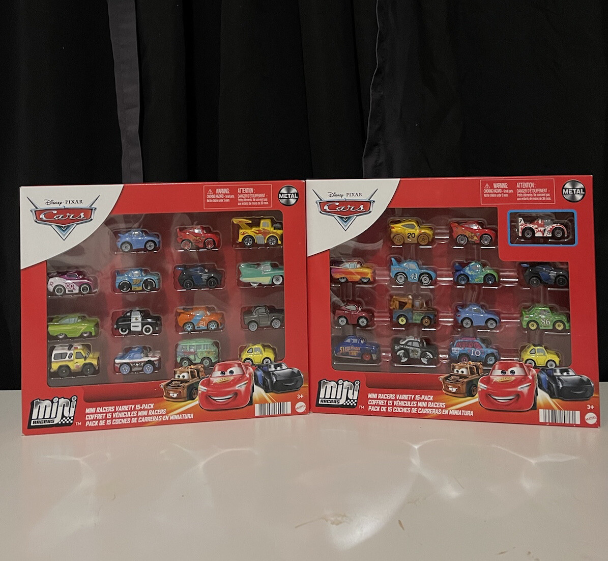 DISNEY PIXAR CARS MINI RACERS 15 PACK HOT ROD MATER & 15 PACK 2022 Shu ...