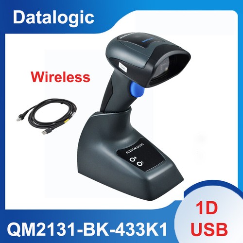 Datalogic QuickScan QM2131-BK-433K1 Wireless 1D Scanner Kit w/ USB ...