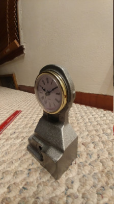 Desk clock paper weight Briggs and Stratton | eBay