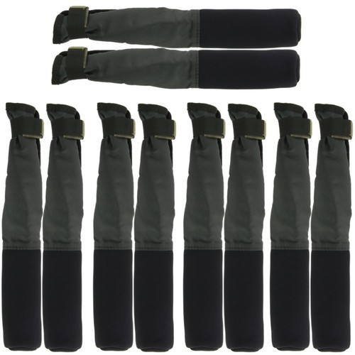 5 NGT PAIRS GREEN TIP AND BUTT CARP FISHING ROD PROTECTOR SLEEVES ...