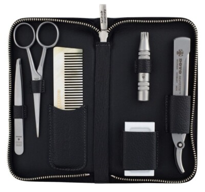 Dovo Beard Care Set No. 6 Bartpflegeset Klipette Shavette Scissors ...