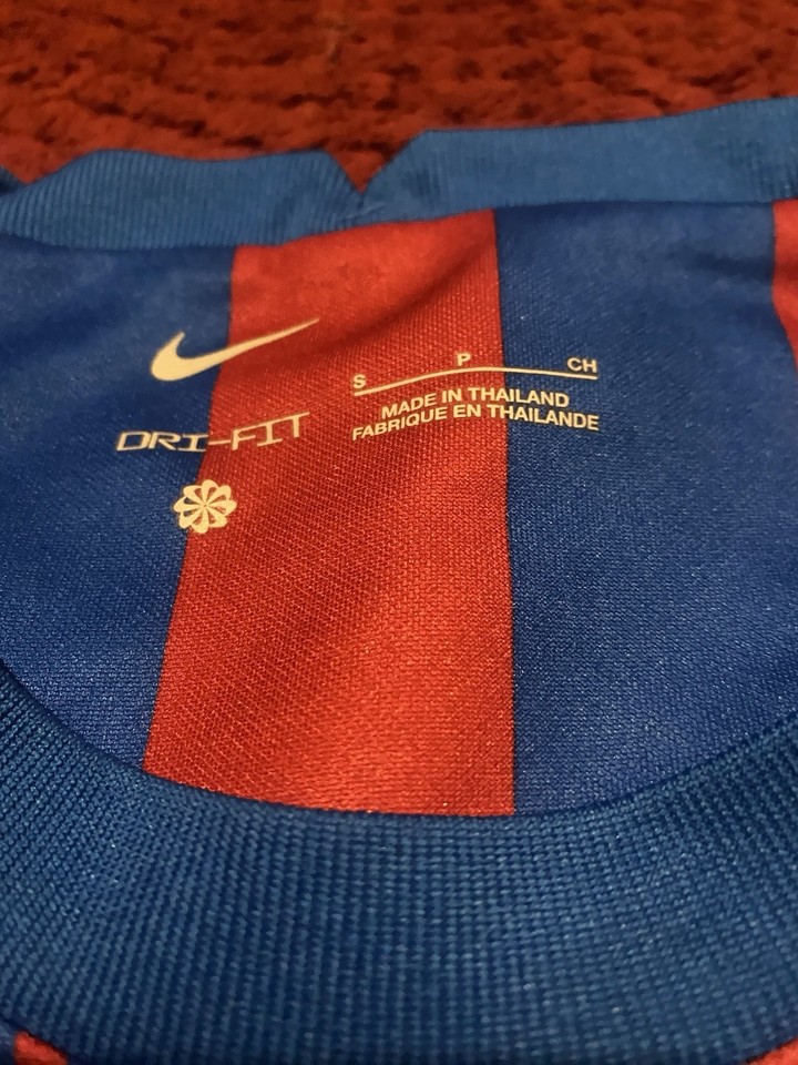 Barcelona FC' Football Kit Blue/Red Small | eBay UK