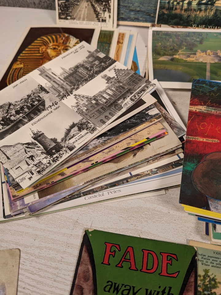 Large Lot Vintage International Postcards Tourist Travel Real Photo | eBay