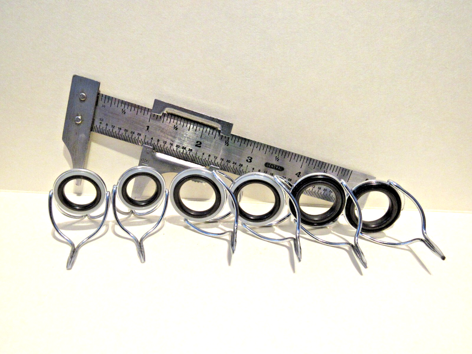 Casting Rod Guides - 1/2" & 5/8" Ring IDs - Perfection Co - Unused ...