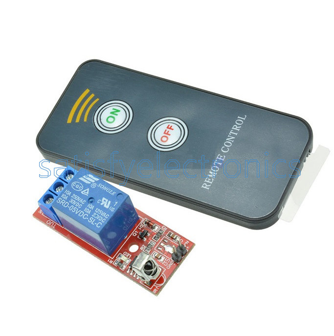 1 Channel Infrared Switch Relay Driving Module Board 5V Active Remote ...