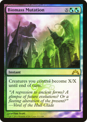 BIOMASS MUTATION (Foil) - MTG Gatecrash Foil Rare Instant | eBay Australia