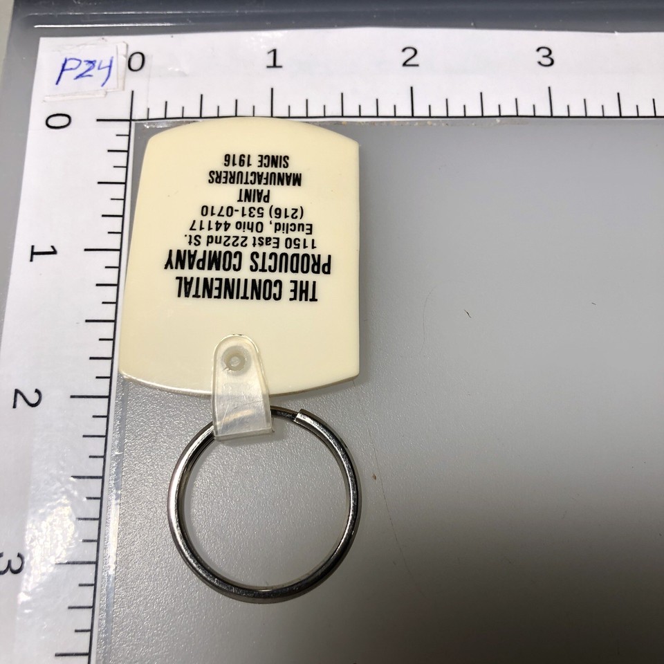 Euclid Ohio Continental Products Co Paint Can Painting Vintage Keychain ...