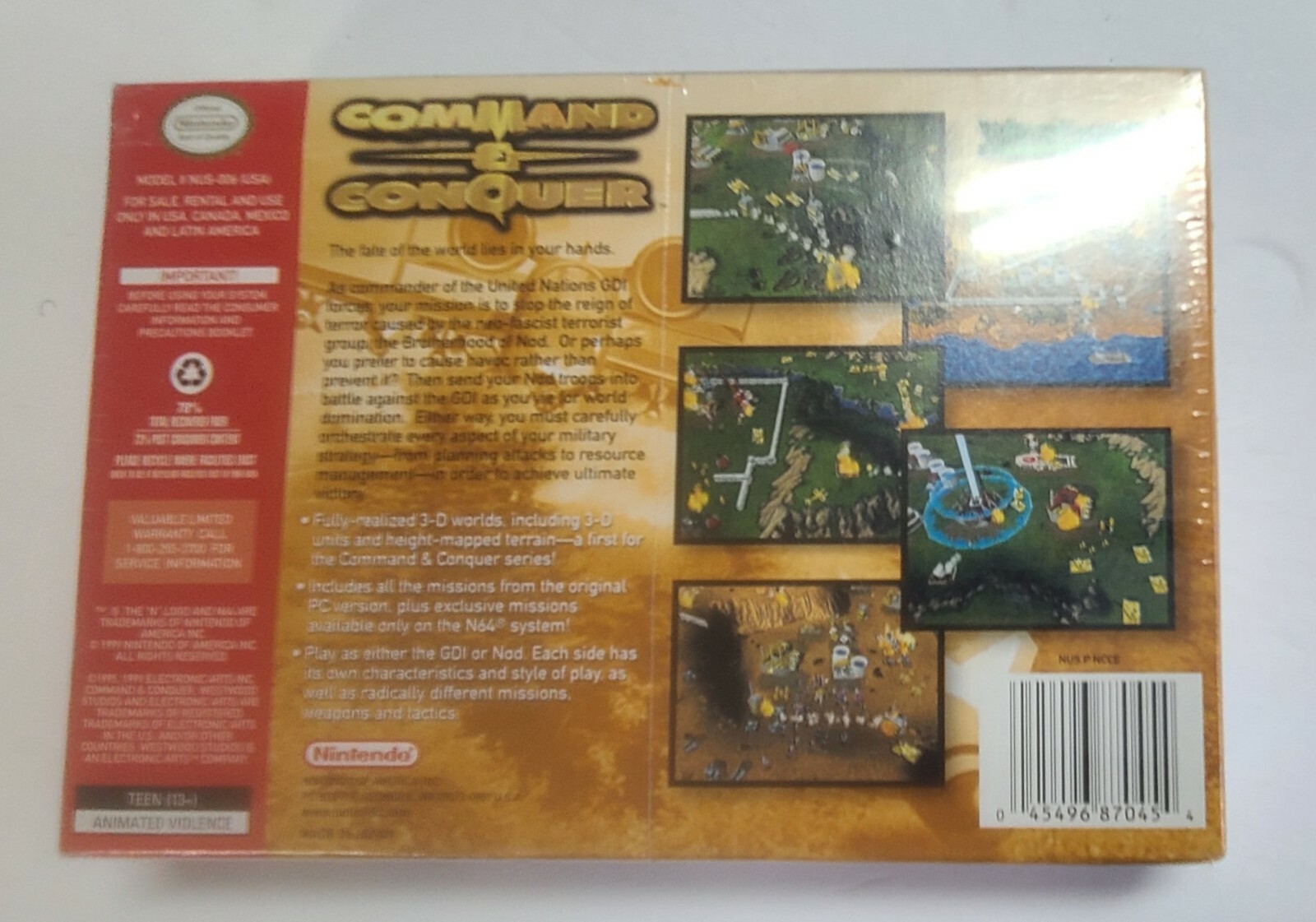 Command & Conquer (Nintendo 64, 1999) for sale online | eBay