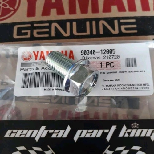 Genuine Parts Yamaha RX-King RXK RX135 Oil Drain Plug Straight Screw ...