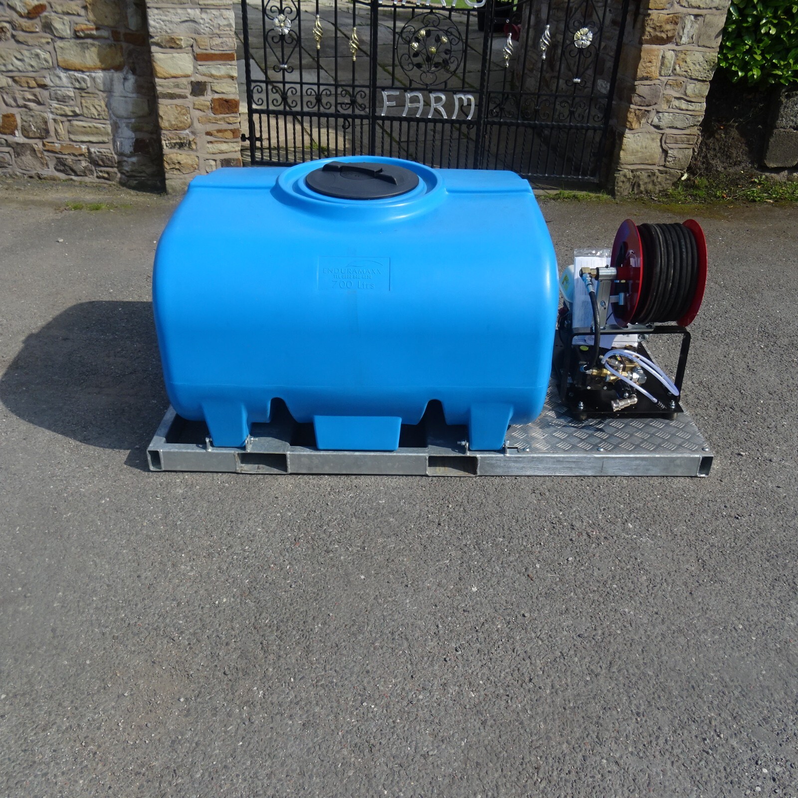 £2250+Vat New 700 Litre SKID MOUNTED PRESSURE WASHER BOWSER WATER ...